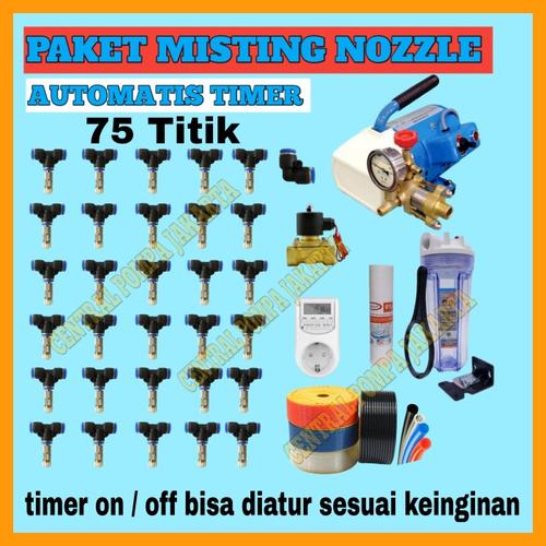 Jual Paket Misting Nozzle Embun Walet Tanaman Hidroponik 75 Titik ...