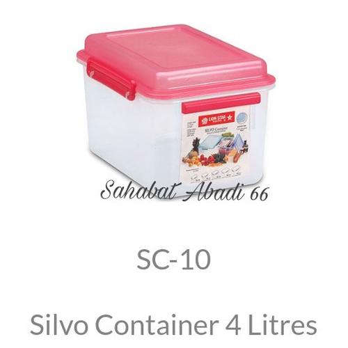 Jual Lion Star SC-10 Silvo Container 4Lt - Box Container Kedap Udara ...