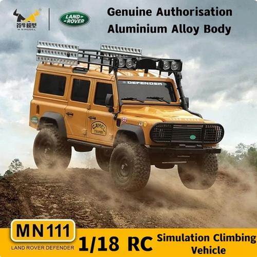 Promo RC MN111 MN-111 Landrover Defender 1:18 Metal Alloy 4WD RC ...