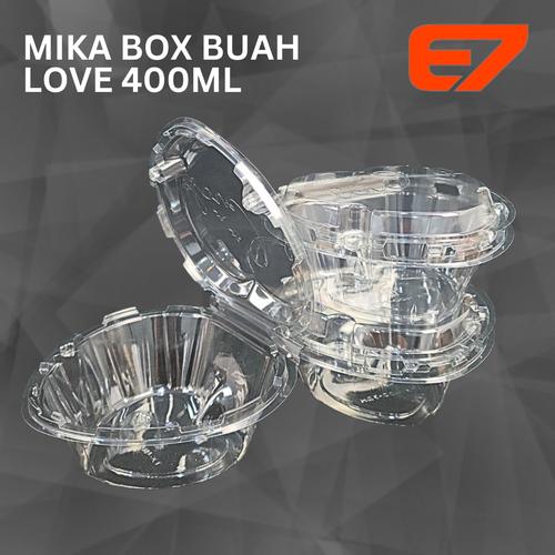 Jual Mika Box Bentuk Love/Hati 400ml - Mika Box Buah, Food Box, Fruit ...