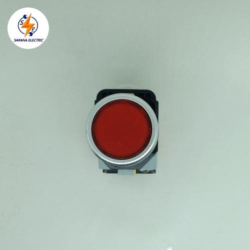 Jual Push Button Switch Lampu LED 22mm 220VAC OFF RED Self Return ...