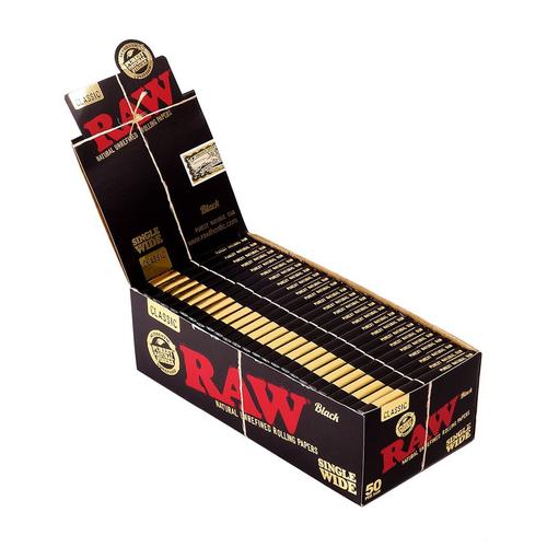 Jual 1 BOX Raw Black Single Wide - Jakarta Timur - tembakaulab | Tokopedia