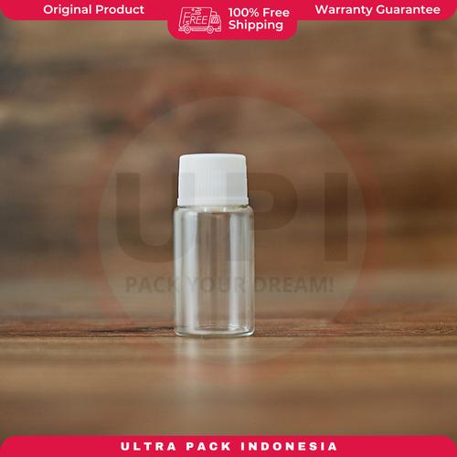 Jual BOTOL KACA 10ML CLEAR & TUTUP ULIR PLASTIK PUTIH - Kota Tangerang ...
