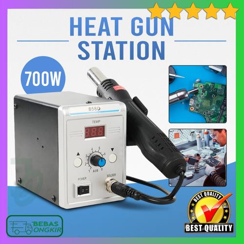 Jual Solder Uap Blower Digital Heat Gun 700 Watt Adjustable Station ...