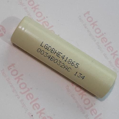 Jual LG HE4 LGDBHE41865 2500mAh 20A, Baterai Li-ion 18650 Original Flat ...