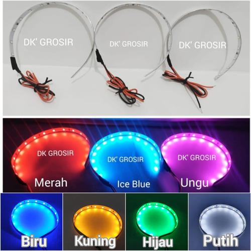 Jual LED devil eye demon eyes DE 360 derajat projector hid biled - Biru ...