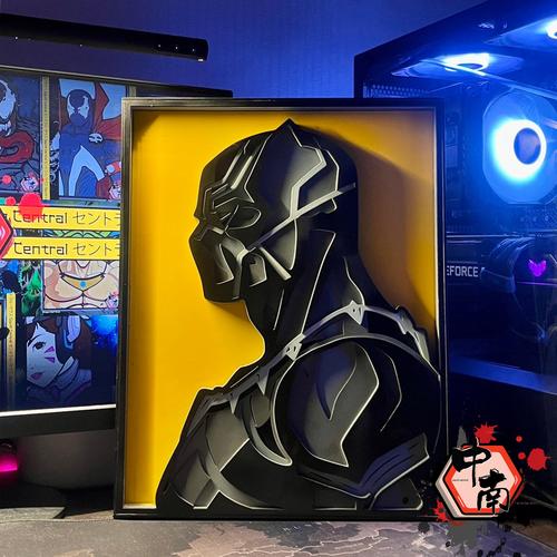 Jual Poster 3D Multilayer Marvel Black Panther - Jakarta Barat - Nakami ...