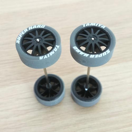 Jual Velg Fin Balance Carbon + Ban Grey Super Hard Tamiya Rep + 72mm ...