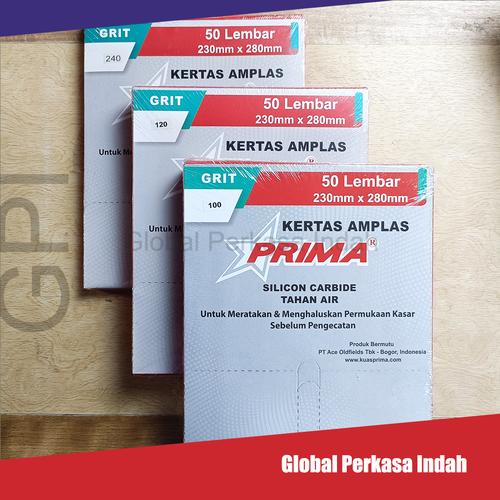 Promo PRIMA Sand Paper Kertas Amplas Kertas Gosok Lembaran - 80 - Kota ...