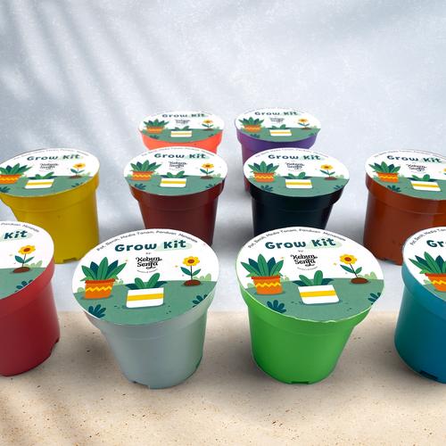 Jual Souvenir Grow Kit Sayuran Benih Bibit Tanaman / Green souvenir ...