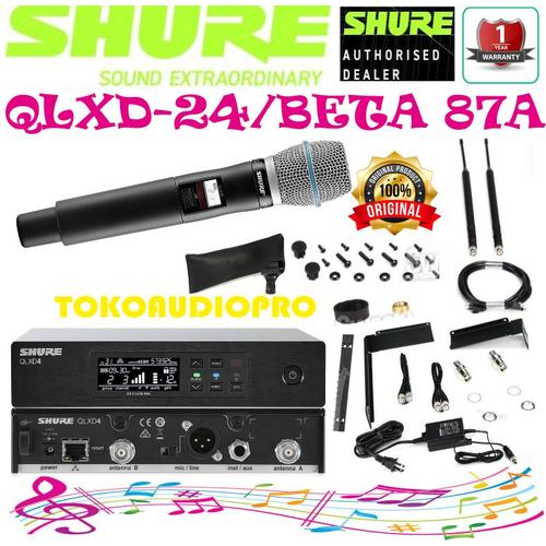 Jual Shure QLXD24/B87A Wireless Handheld Microphone Original QLXD24-B87A - Jakarta Pusat ...