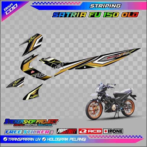 Jual STRIPING VARIASI SUZUKI SATRIA FU 150 OLD / STICKER LIST MOTOR ...