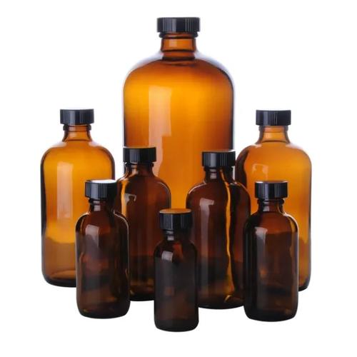 Jual Botol kaca boston tutup ulir 250ml/500ml/1000ml - Bening, 500ml ...