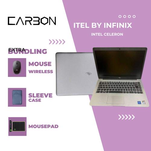 Promo ITEL INFINIX Laptop Sekolah Murah CELERON 4GB 256 512 SSD WIN11 ...