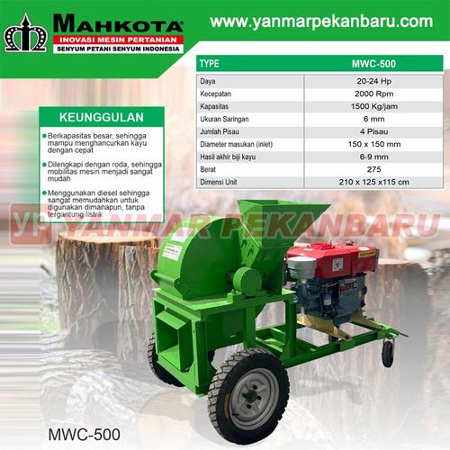 Jual Mesin Penghancur Serbuk Kayu / Wood Chipper Machine MWC 500 ...