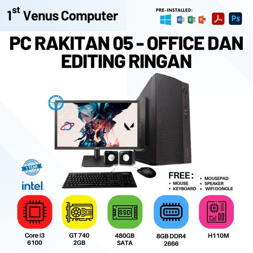 Jual PC RAKITAN 05 - OFFICE DAN EDITING RINGAN /PC RAKITAN OFFICE ...