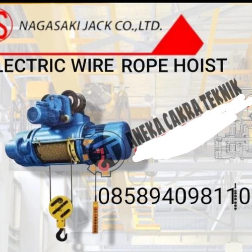 Jual Electric Wire Rope Hoist 5 ton X 12 Meter NAGASAKI JAPAN - Jakarta ...