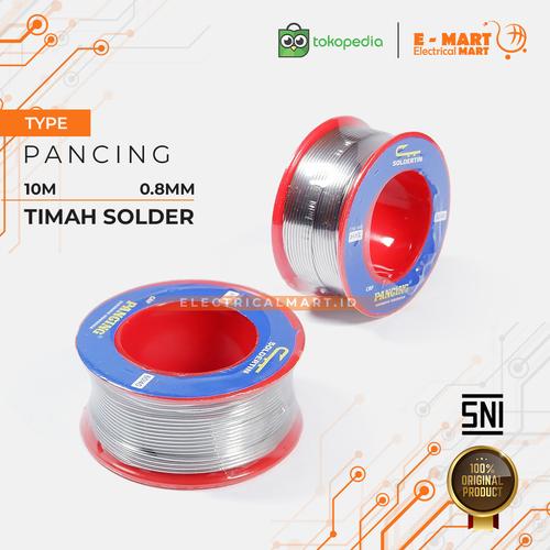 Jual Timah Solder PANCING 0.8mm Roll Kecil 10M / Flux Cored Wire 60/40 - Kota Surabaya ...