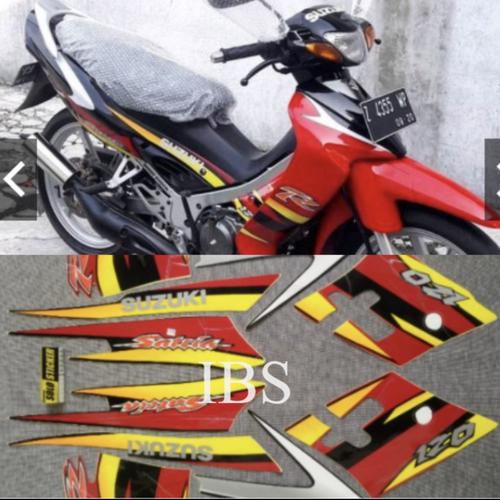 Jual STRIPING LIS ORI SATRIA HIU MALAYSIA 120 MERAH HITAM POLET - Kab ...