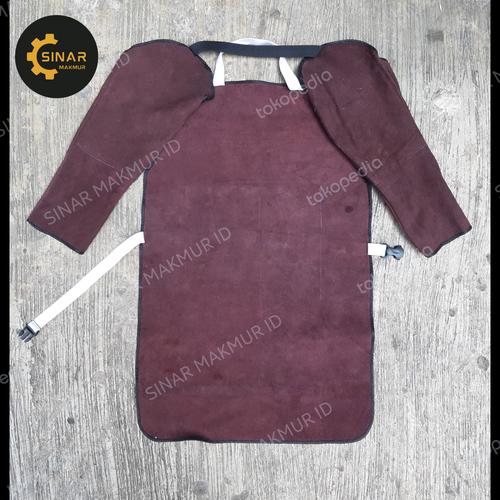 Jual APRON DADA + LENGAN KULIT LAS (1 SET) CELEMEK SAFETY WELDING ...