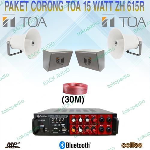 Jual paket sound corong toa 15W paket sound indoor dan outdoor komplit ...