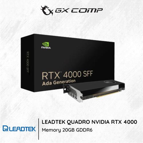 Promo LEADTEK QUADRO NVIDIA RTX 4000 SFF Ada Generation 20GB GDDR6 Cicil 0% 3x - Kota Bandung ...