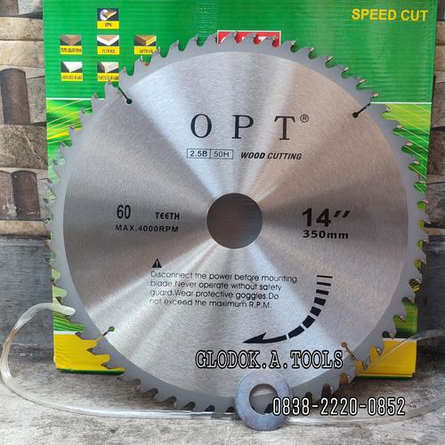 Jual Mata Gergaji Kayu OPT 14 Inch 60 T Circular Saw Blade For Wood ...