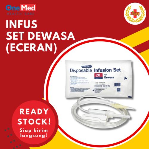 Jual Infus Set Onemed Selang Infus Disposable Infusion Set - Dewasa ...