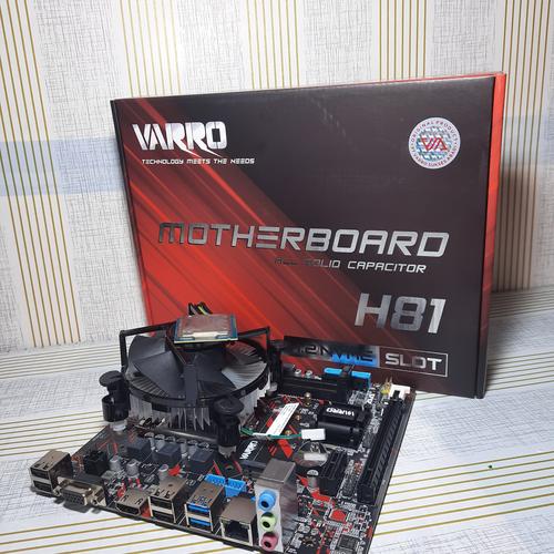 Jual Paket Core I5 Gen 4 Motherboard Varro H81 Proc Core I5 4590 3.3Ghz ...