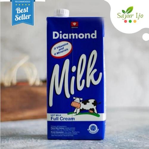 Promo DIAMOND Milk Uht Full Cream 1 Liter / Kotak Fresh Susu Sapi Segar ...