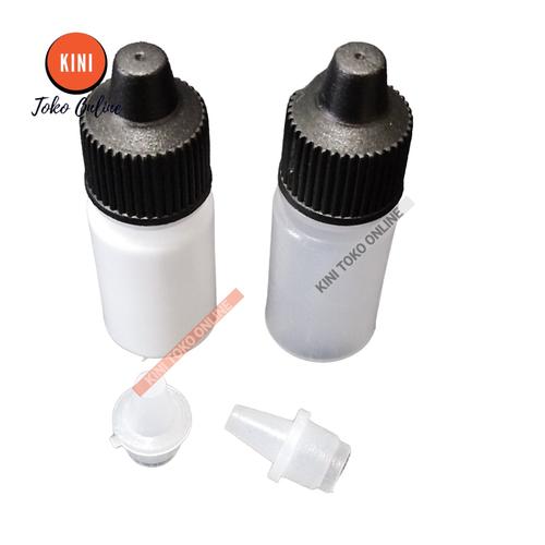 Jual CC POLOS botol tetes 5 ml plastik putih natural 5ml TUTUP MERAH ...