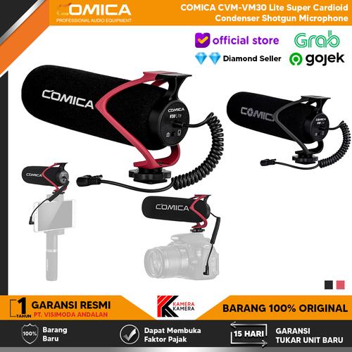 Promo COMICA CVM-VM30 Lite Super Cardioid Condenser Shotgun Microphone - Hitam Cicil 0% 3x ...