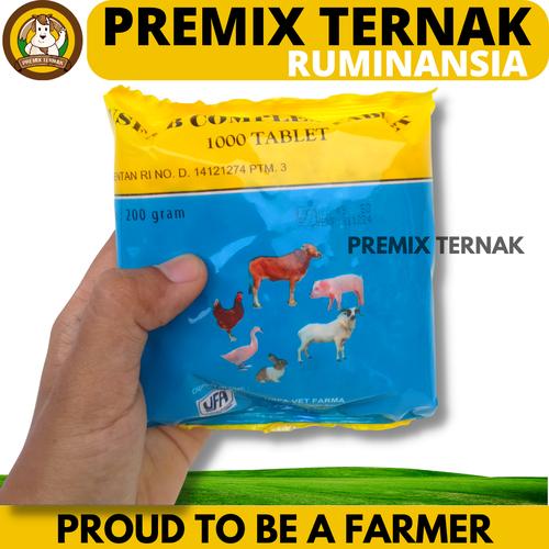 Jual USFA B COMPLEX Tablet Vitamin Nafsu Makan Sapi Kambing Domba Babi ...