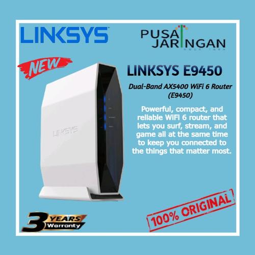 Jual Linksys E9450 Dual-Band Ax5400 Wifi-6 Router - Jakarta Pusat ...