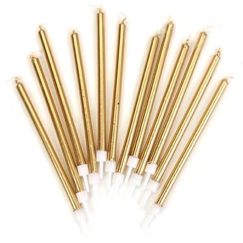 Jual Lilin Ulang Tahun Metalic / Metalic Candles - gold - Jakarta Barat ...