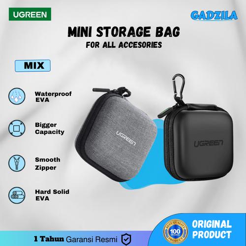 Jual UGREEN Pouch Fabric Mini Bag Tempat Storage HardCase Multifungsi ...