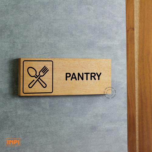 Jual pantry sign system - penanda ruang pantry - pantry signage - wall ...