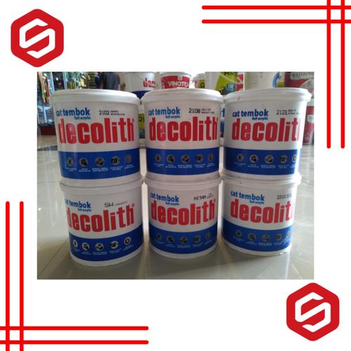 Jual Cat Tembok Decolith 1kg Orange | Gold Eye | Green PC | Malibu ...