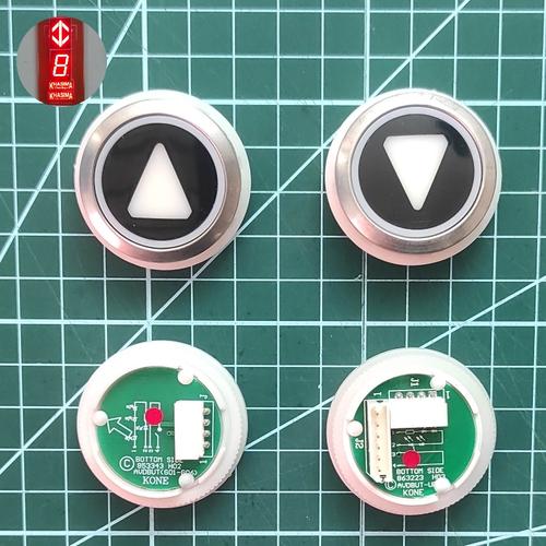 Jual Tombol Lift Elevator Push Button Lift KDS50 KDS300 KONEE - Black ...