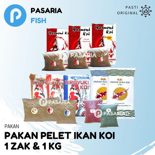 Promo PAKAN PELET IKAN KOI 1kg 5kg 10kg Pertumbuhan/Bulky/Growth/Red ...