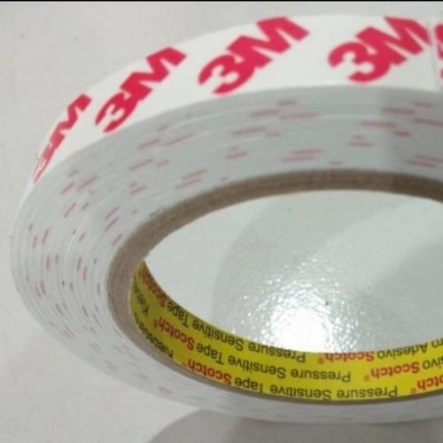 Jual Double Tape 3M Pe foam putih 6mmx4meter - Perekat 3M - Lem 3M ...