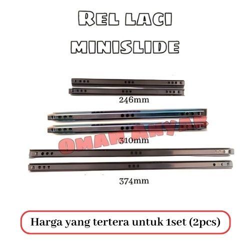 Jual Rel Laci Keyboard Minislide Mini Slide Bearing Huben MINISLIDE MS ...