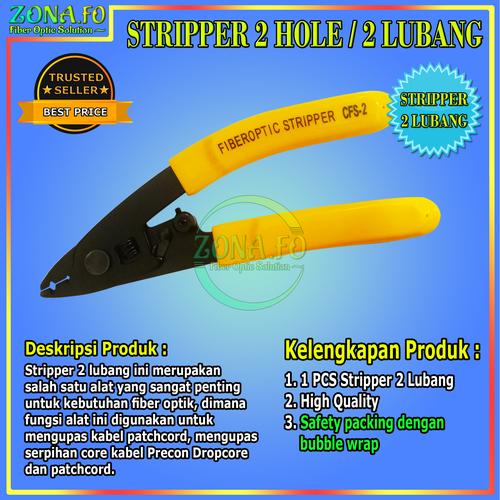 Promo Stripper Fiber Optik CFS 3 Stripper FO 3 hole Fiber Optic - CFS2 - 2 LUBANG - Kota ...
