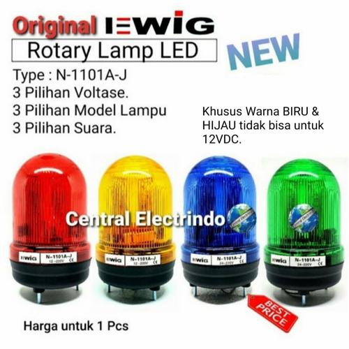 Jual EWIG Lampu Rotary Lamp LED N1101A-J 3 Voltase/3 Model Lampu/3 ...