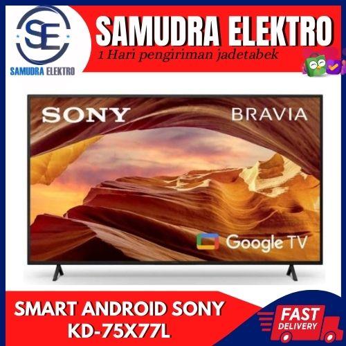 Promo SONY KD-75X77L SMART GOOGLE TV ANDROID UHD 4K HDR 75INCH KD75X77L ...