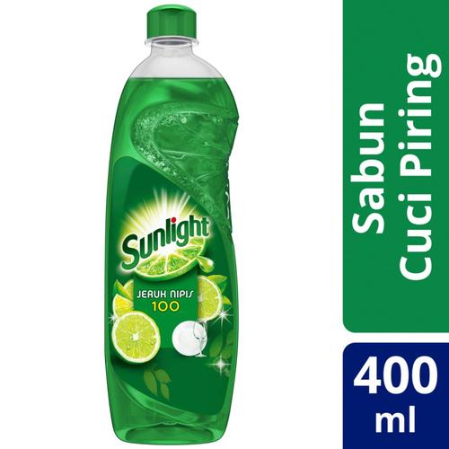 Jual Sunlight Sabun Cuci Piring Jeruk Nipis Botol 400ML - 400ml botol ...