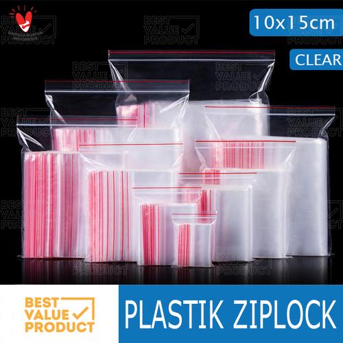 Jual PLASTIK ZIP LOCK 10 x 15 cm PLASTIK KLIP ZIPLOCK CLIP 10x15cm ...