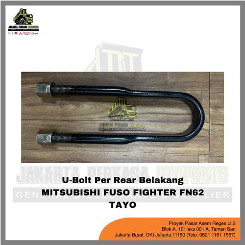 Jual 27x93x400 U-BOLT PER REAR BELAKANG MITSUBISHI FUSO FIGHTER FN62 ...