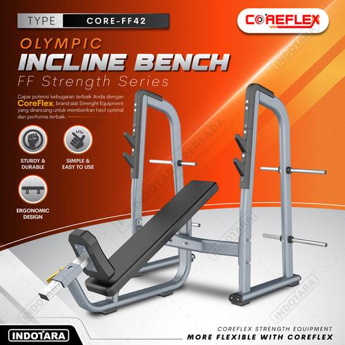 Promo Olympic Incline Bench CORE-FF42 Alat Fitness Coreflex Cicil 0% 3x ...
