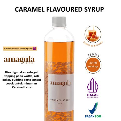 Jual 750ML Amagula Caramel Syrup / 100% Halal / Syrup & Sauce / HORECA ...